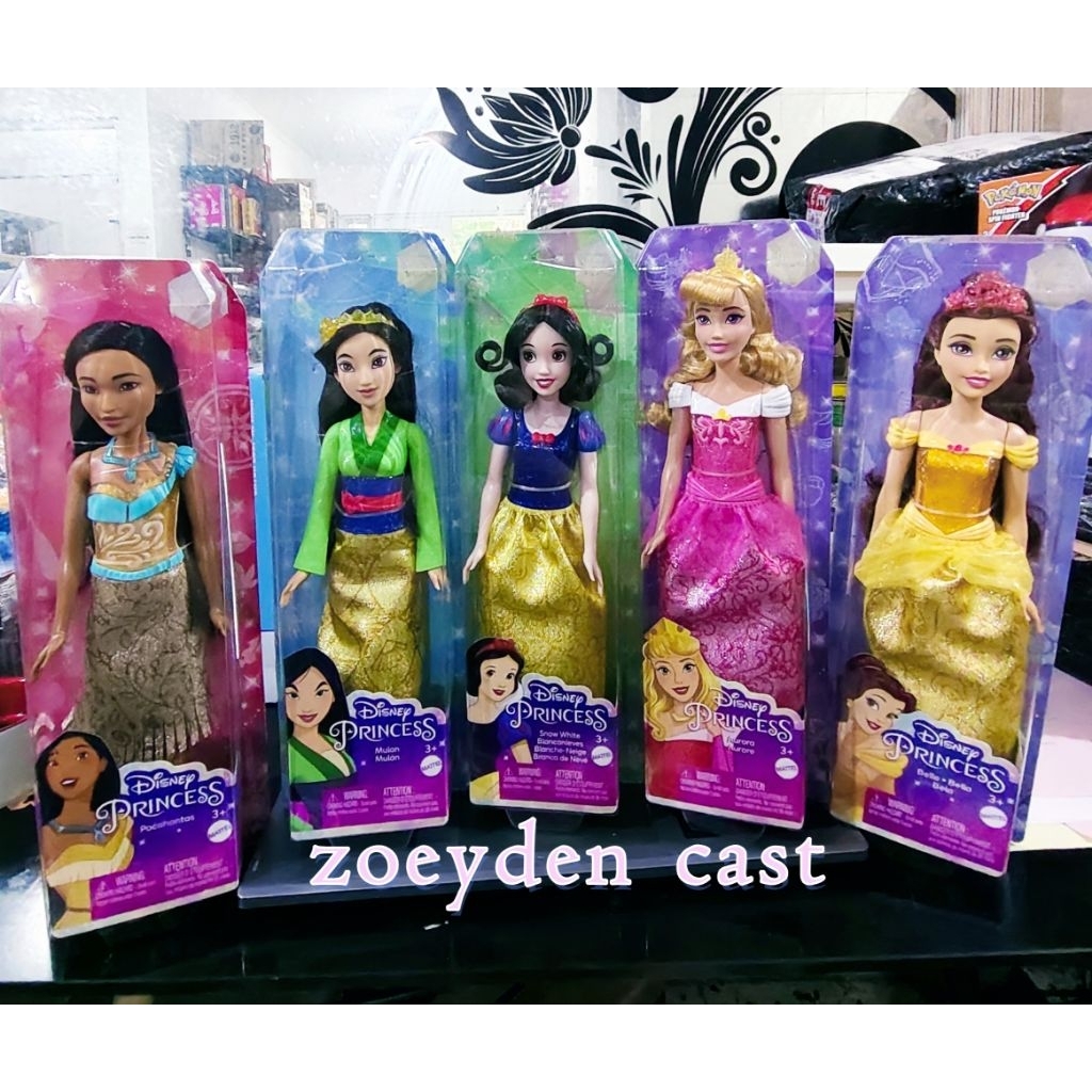 Jual Mattel Barbie Disney Princess fashion Dolls HLW02 original boneka ...
