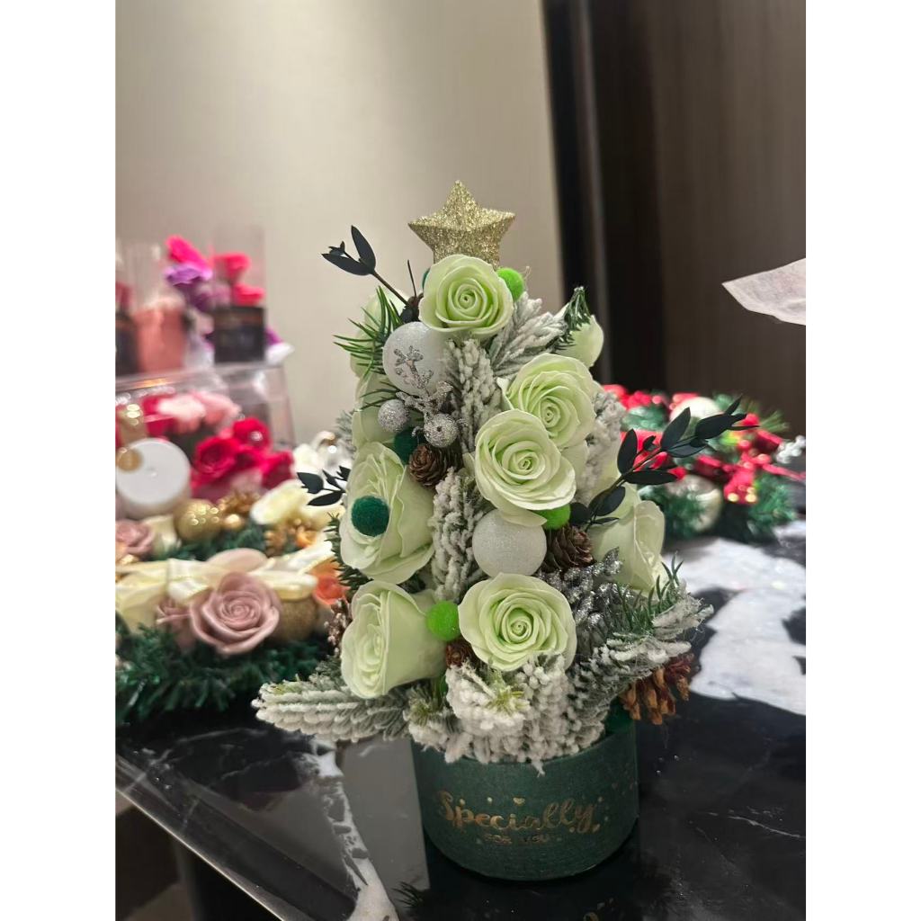 Jual Hadiah Natal/Pohon Natal/Karangan bunga Natal, bunga sabun, dan ...
