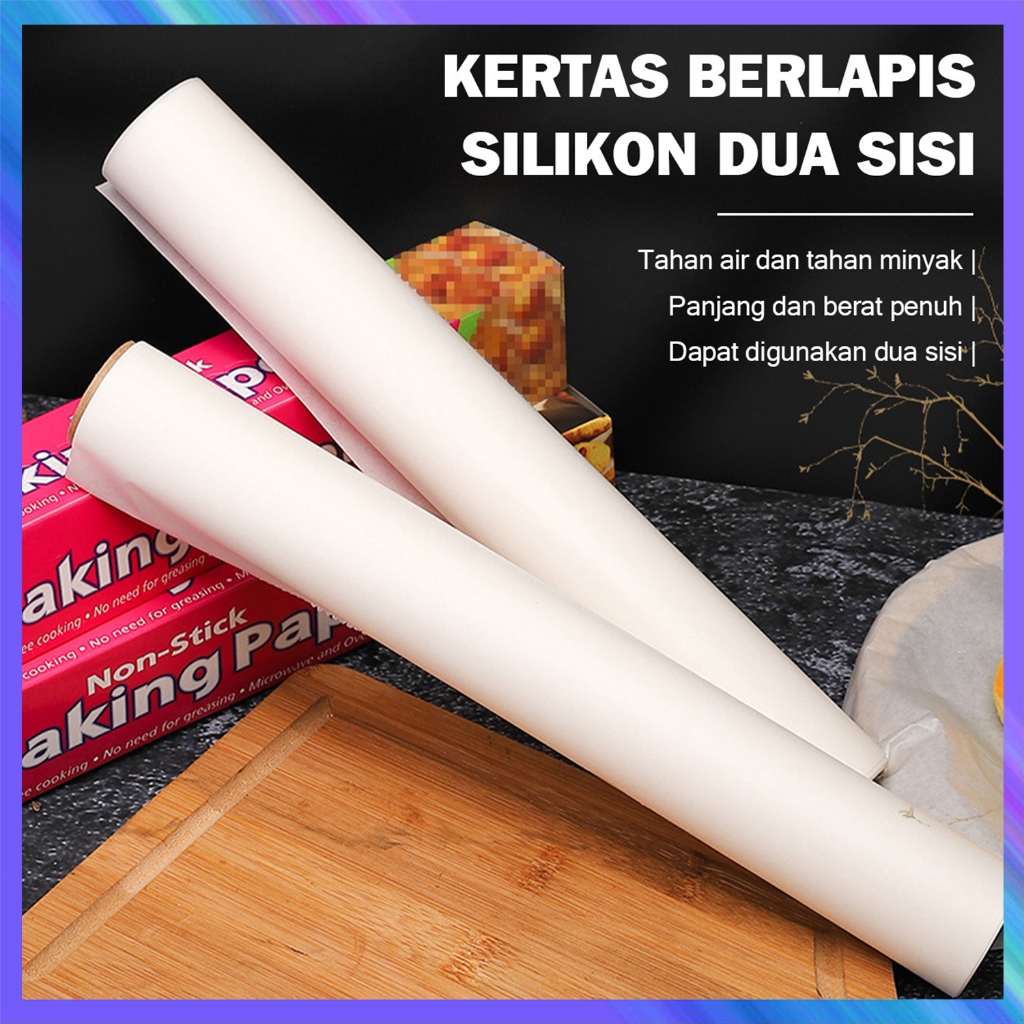 Jual Baking Paper Kertas Roti Oil Paper Kertas Baking Paper Serbaguna ...