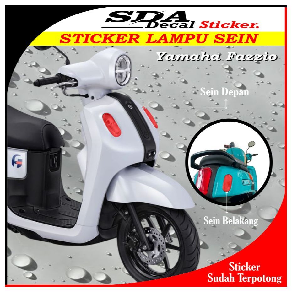 Jual Stiker Lampu Sein Fazzio | Stiker Lampu Sein Fazzio | Stiker ...