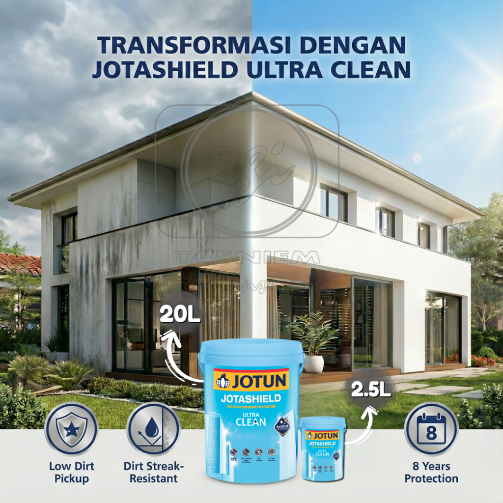 Jual Jotun Jotashield Ultra Clean – Cat Tembok Eksterior Premium |20L ...