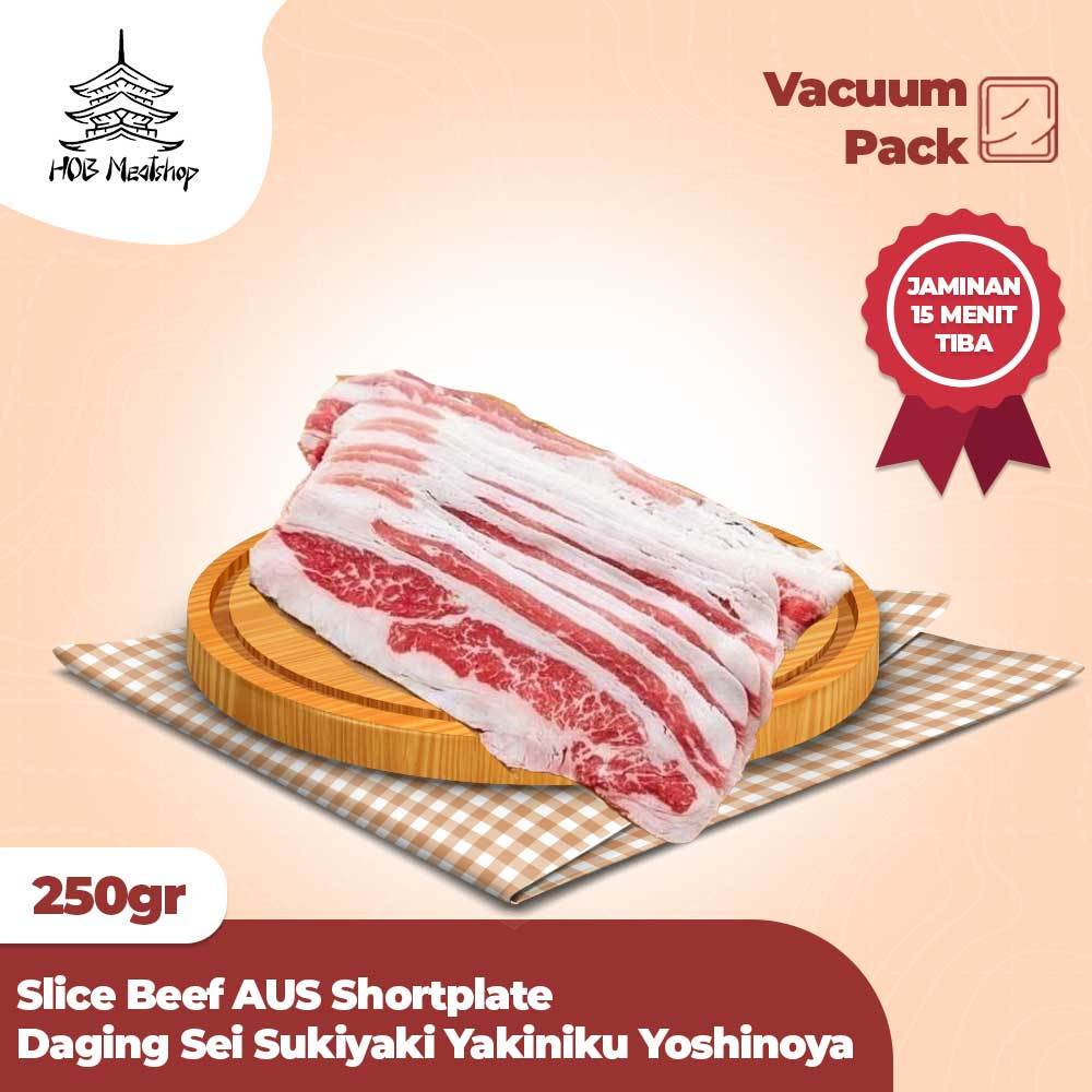 Jual JAMINAN 15 MENIT TIBA - Daging Slice Beku Premium 250gr Shortplate ...