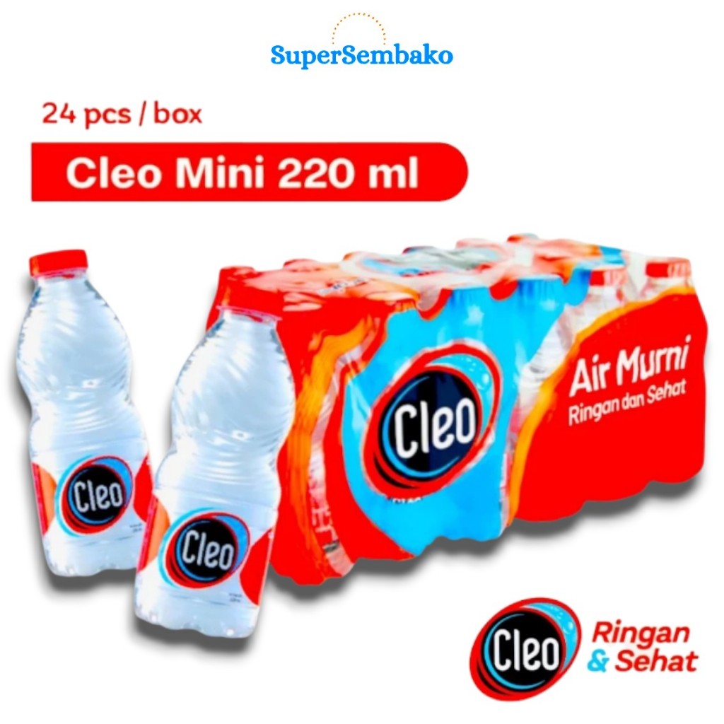 Jual Cleo Botol Kecil 1 Dus Terlengkap & Harga Terbaru Mei 2026 ...