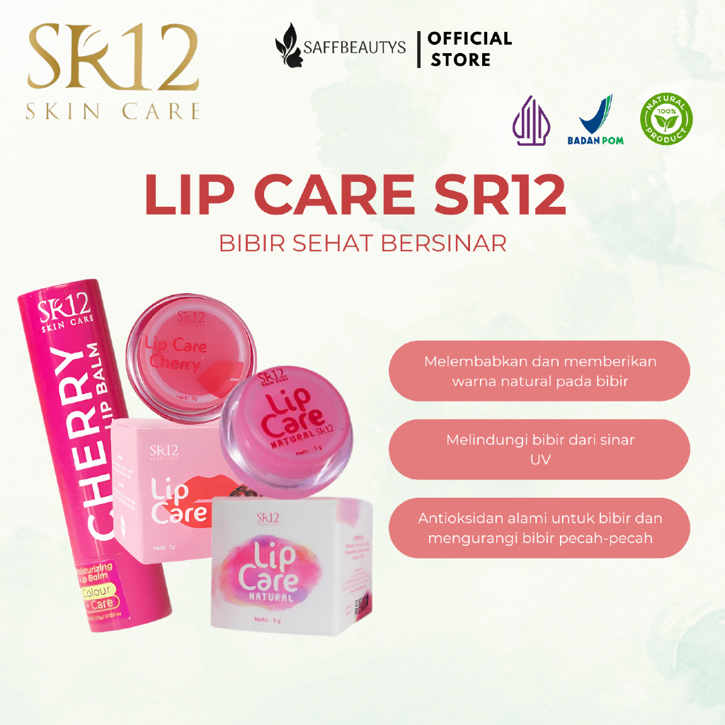 Jual LIP CARE SR12 BEST SELLER..!! PELEMBAB BIBIR / PEMERAH BIBIR ...