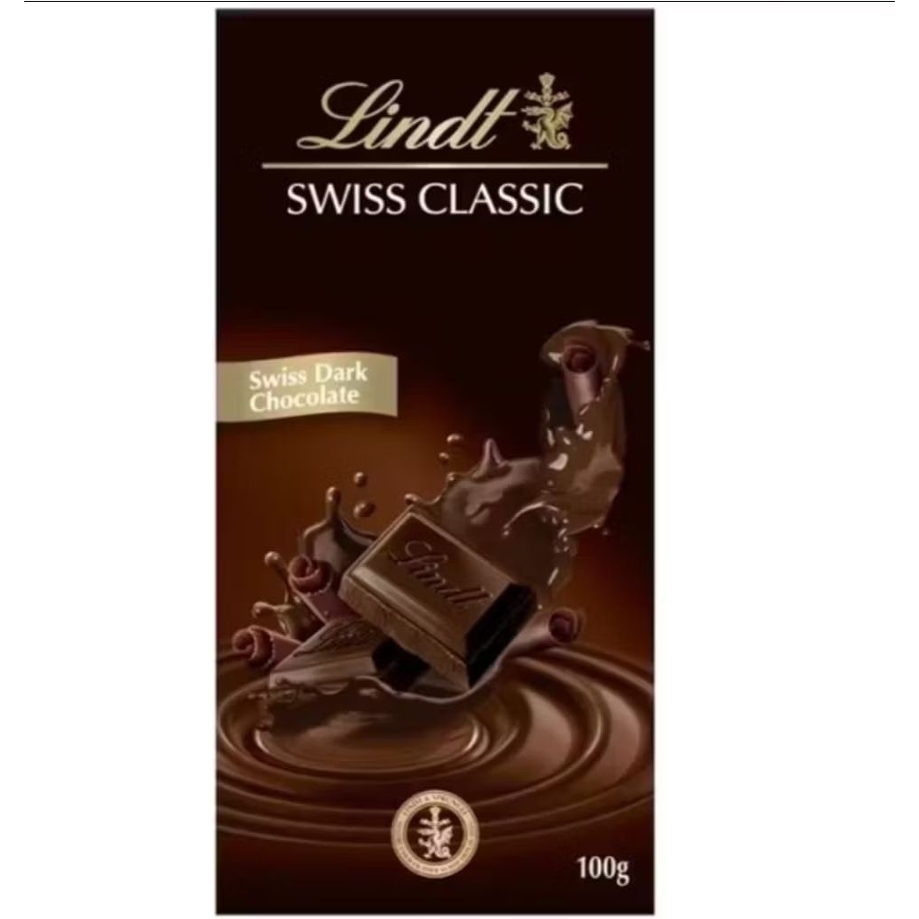 Jual Lindt Swiss Classic Swiss Dark Chocolate 100gr | Shopee Indonesia