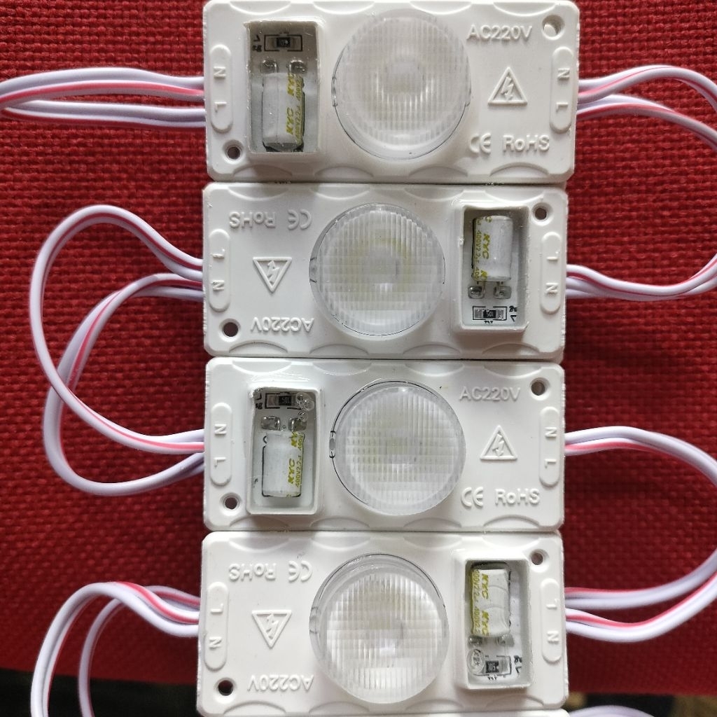 Jual LED module 1 mata AC 220V power 2W warna putih | Shopee Indonesia