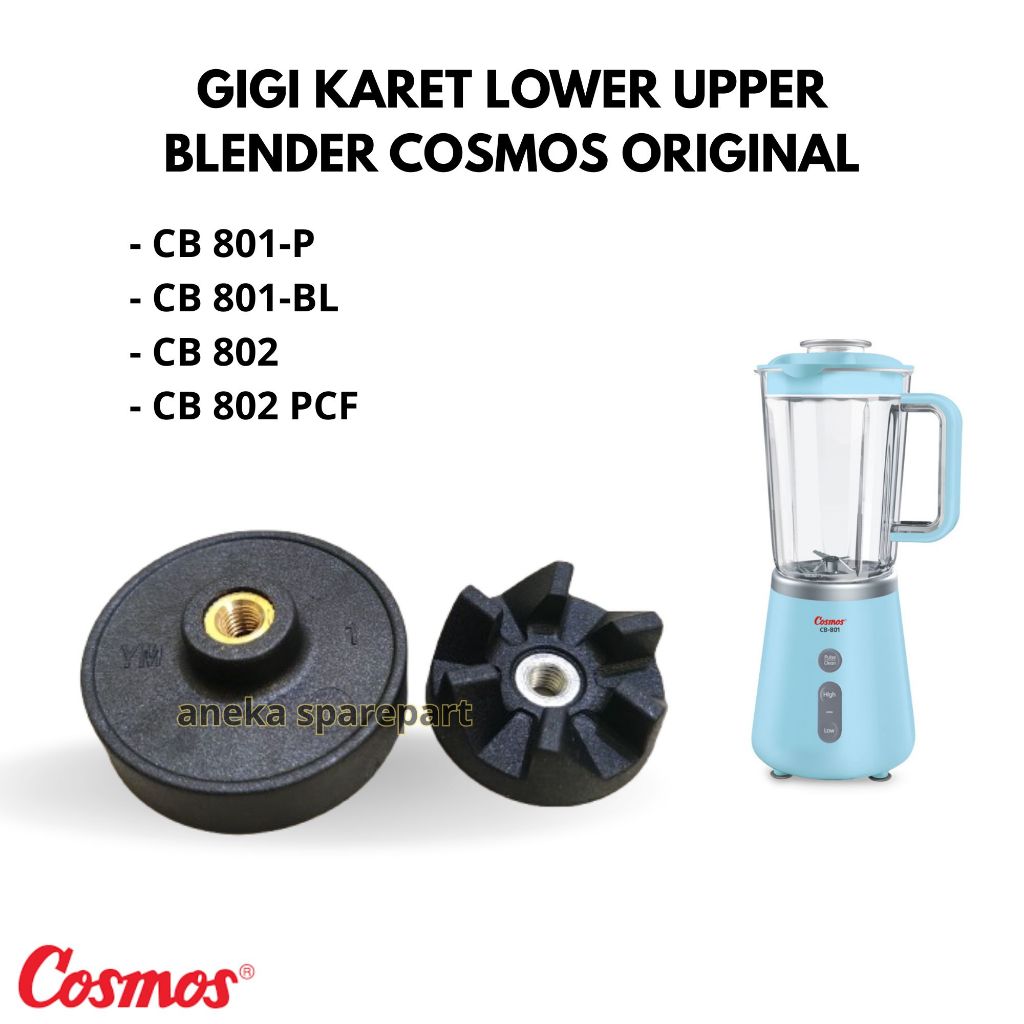 Jual KONEKTOR GIGI KARET LOWER/UPPER COSMOS CB-801 | CB-802 ORIGINAL ...