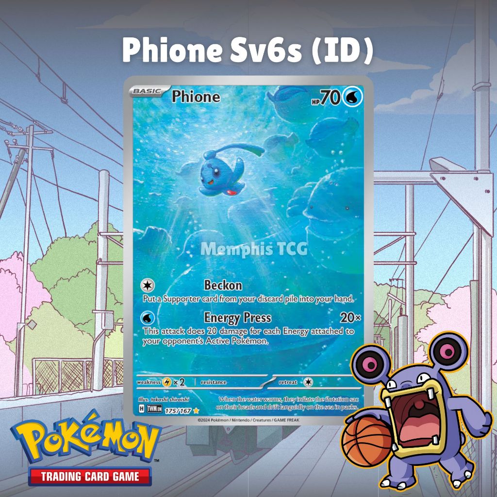 Jual Phione 175/167 AR Sv6s - Kartu Pokemon TCG Original (ID) | Shopee ...