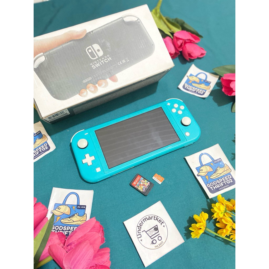 Jual Nintendo Switch Lite Blue series Handheld Console Include Box ...