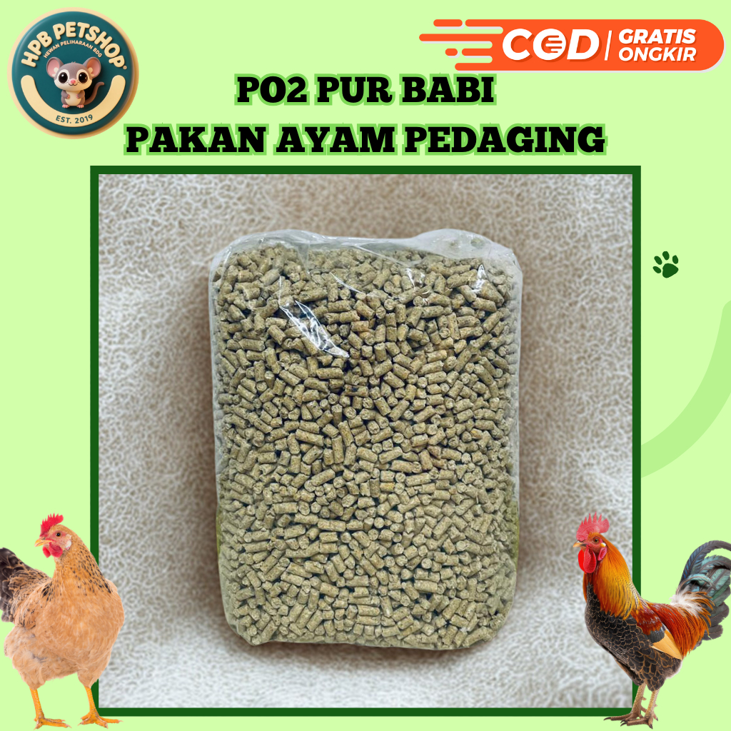 Jual PO2 PUR BABI PAKAN AYAM PEDAGING KEMASAN 1 KG | Shopee Indonesia