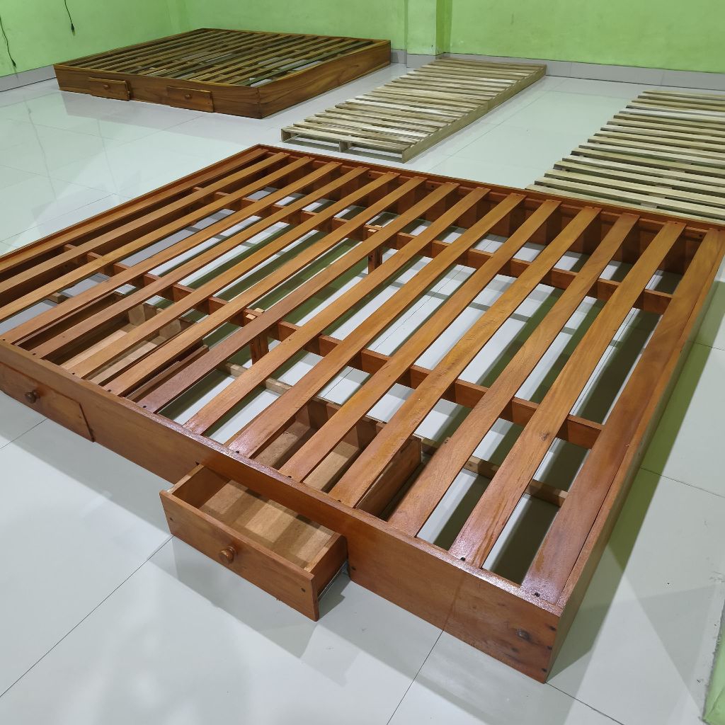 Jual DIVAN LACI MINIMALIS 160X200 tinggi 20 cm | Shopee Indonesia