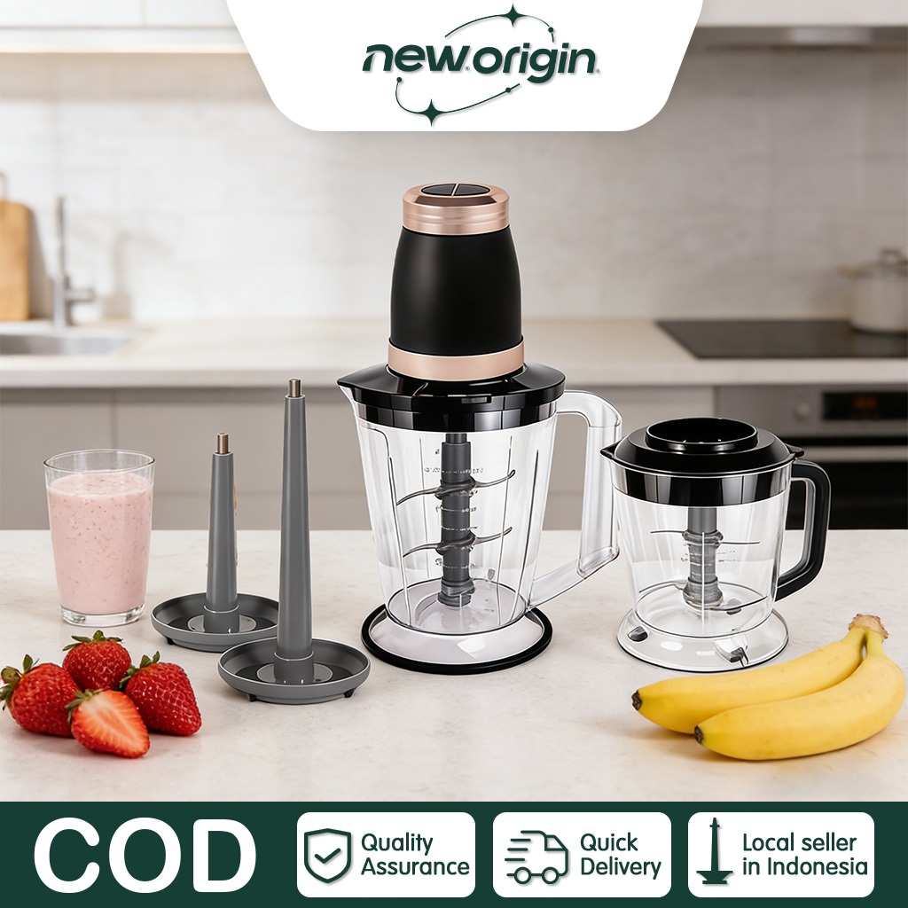 Jual [Garansi 1 Tahun] Food Chopper Blender 2L Alat Penggiling dan ...