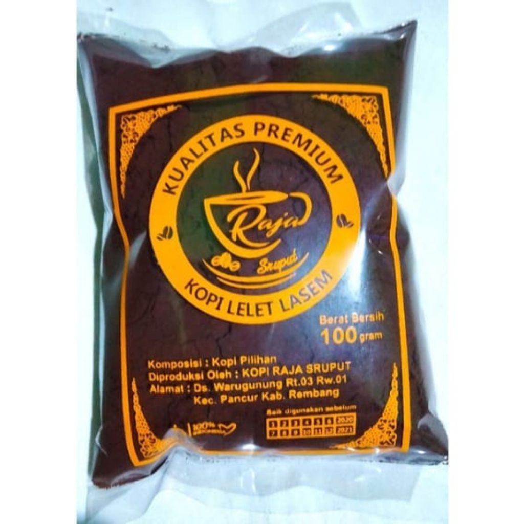 Jual KOPI RAJA SRUPUT 100 GRAM KOPI MURNI KOPI LELET LASEM KOPI MURAH ...