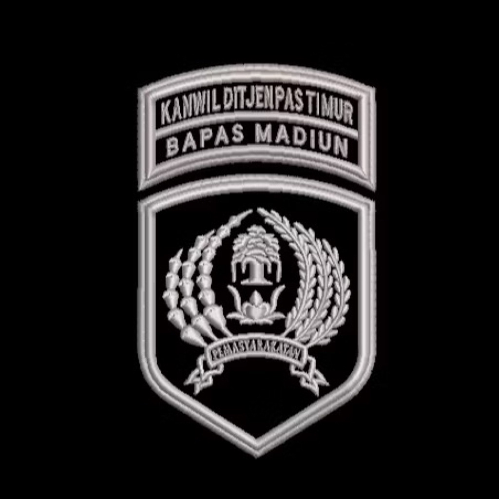 Jual logo bordir imipas terbaru 2025 timbul atribut pdh lapas dan ...