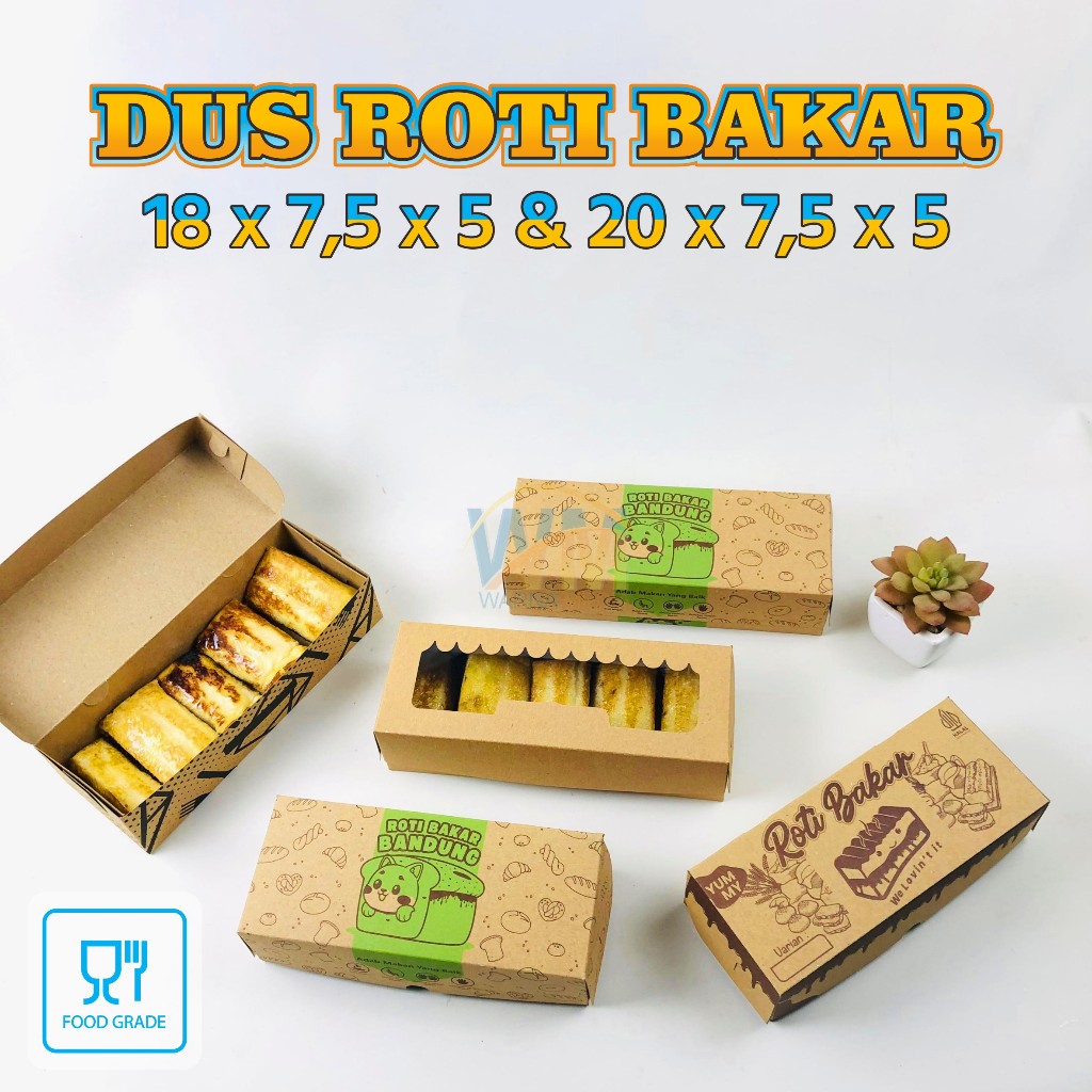Jual Dus Roti Bakar Bandung / Kotak Roti Bakar / Dus Box Roti Bakar ...