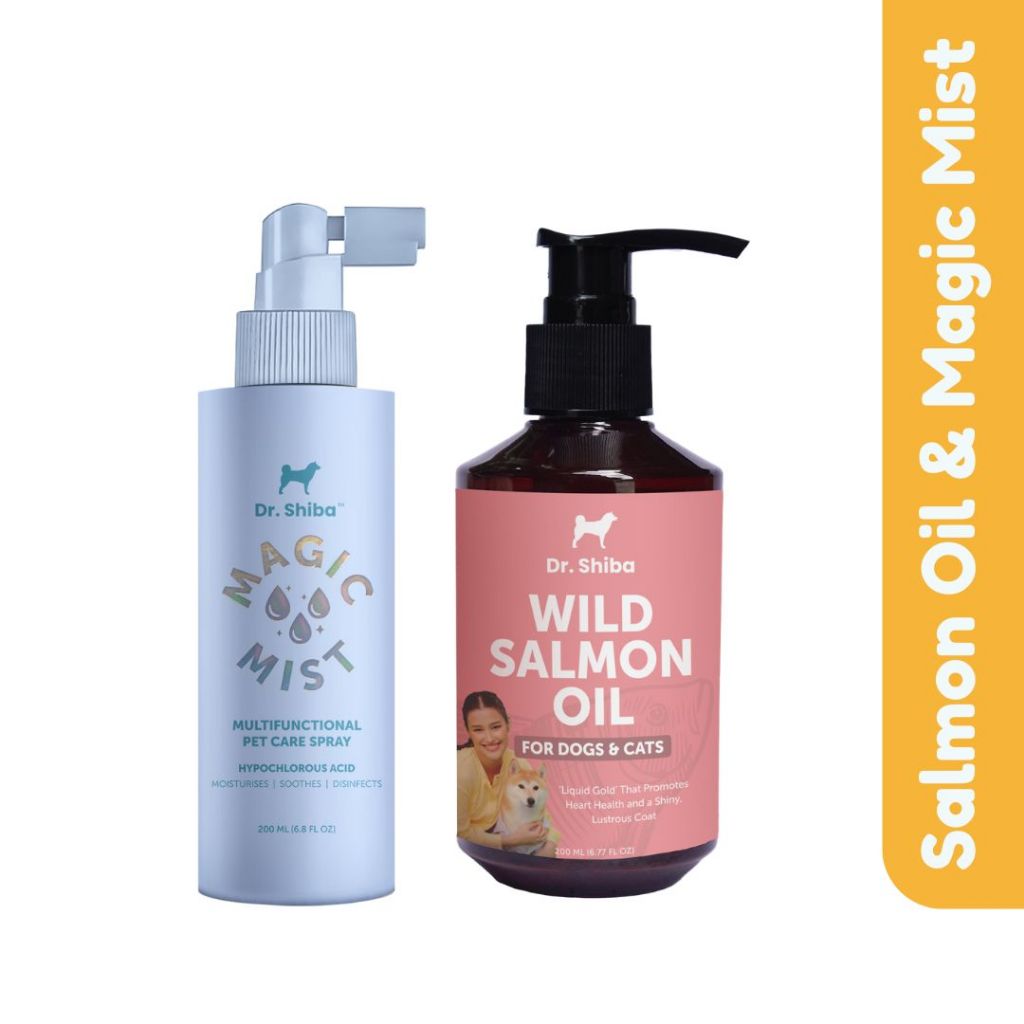 Jual [EXCLUSIVE BUNDLE] Dr. Shiba Salmon Oil & Dr. Shiba Magic Mist ...