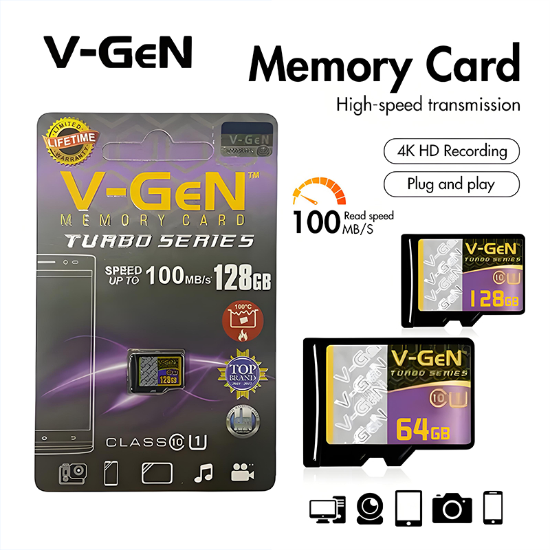 Jual V-Gen Memory Card Micro SD 32/64/128/256/512GB/1TB/2TB micro sd ...