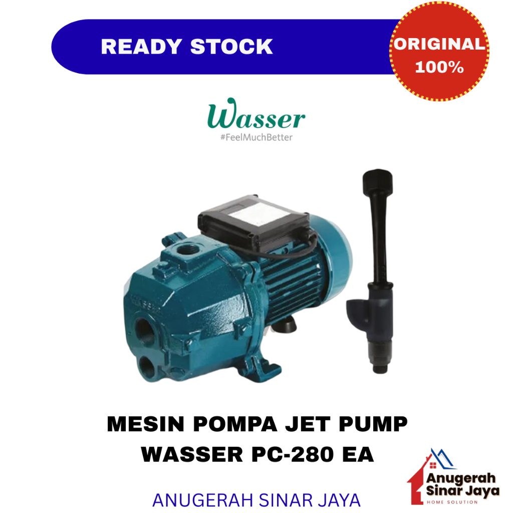 Jual Mesin Pompa Air Jet Pump Wasser PC 280 EA - Otomatis | Shopee ...