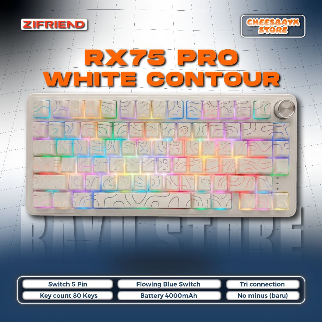 Jual mechanical keyboard Zifriend RX75 Pro | Shopee Indonesia