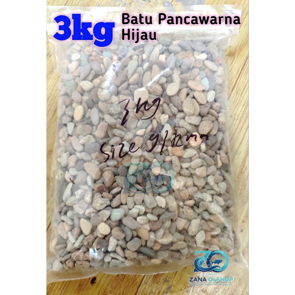 Jual Batu Pancawarna Hijau Batu Alam 3KG | Batu Dekorasi Aquarium ...