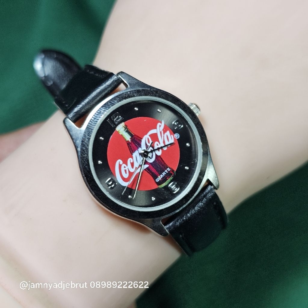 Jual Jam Coca Cola 55278 Black Red Bekas | Shopee Indonesia
