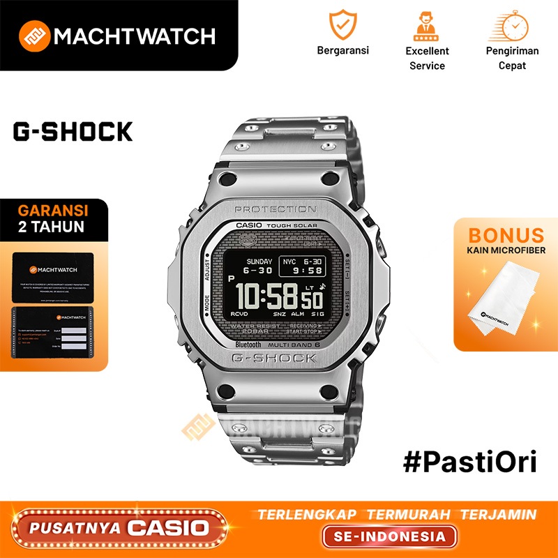 Jual Jam Tangan Pria Casio G-Shock GMW-BZ5000D-1JF Square Tough Solar ...