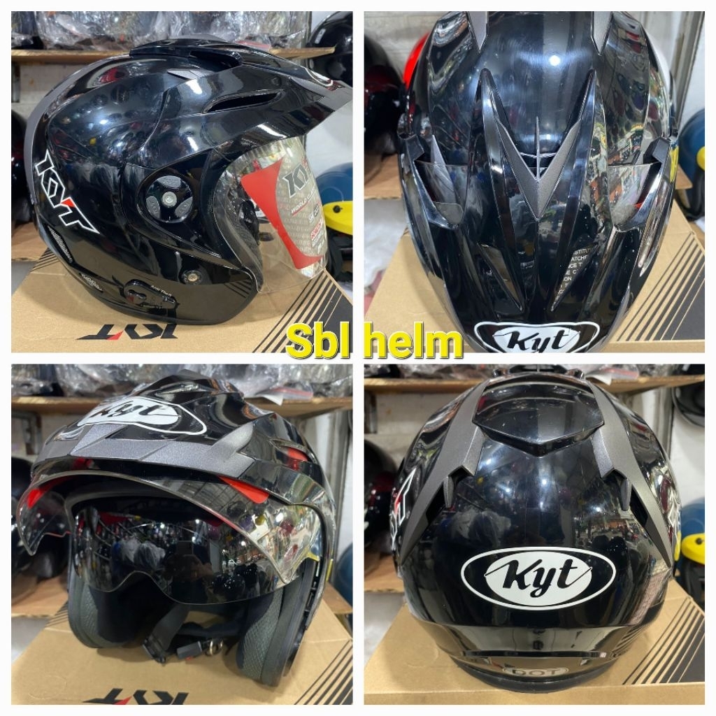 Jual HELM MERK KYT TIPE VENOM DOUBLE VISOR ORIGINAL 1000/% GAMBAR ...