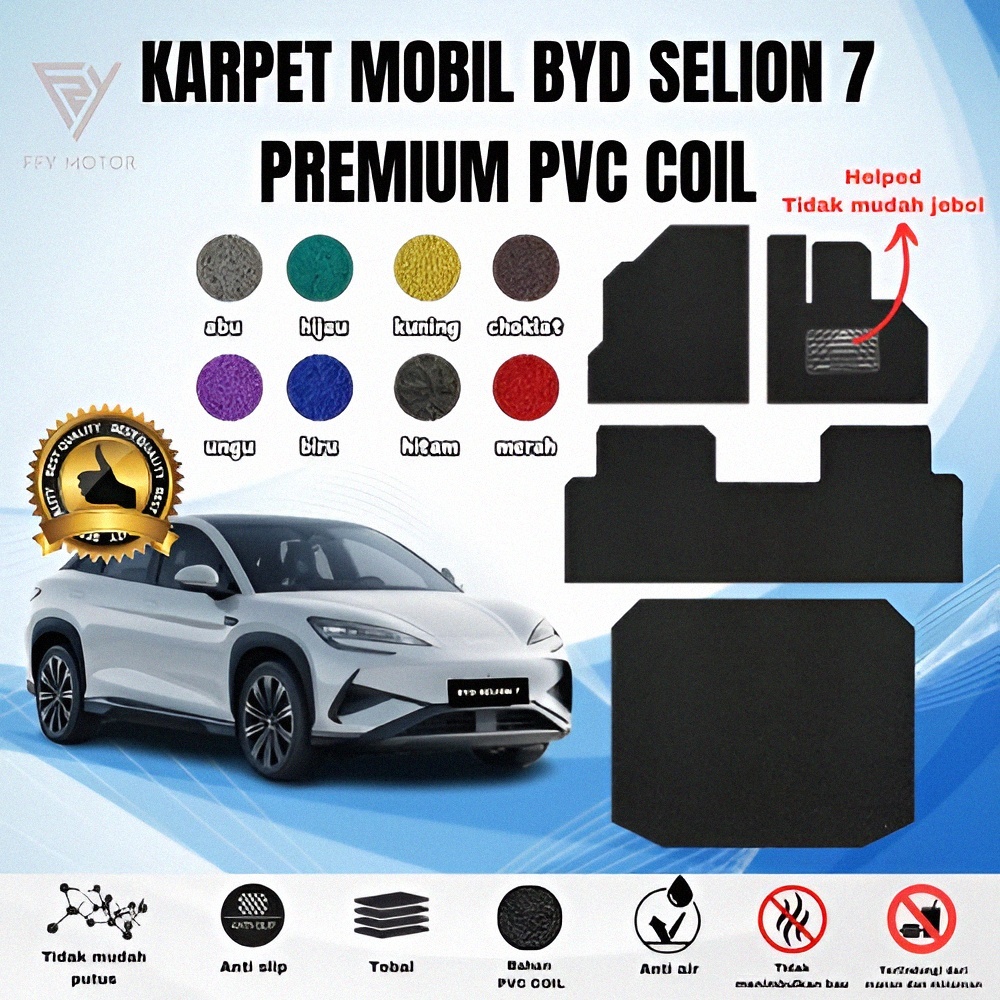 Jual Karpet Mobil Mie Bihun BYD Sealion 7 Full Set Bagasi | Shopee ...