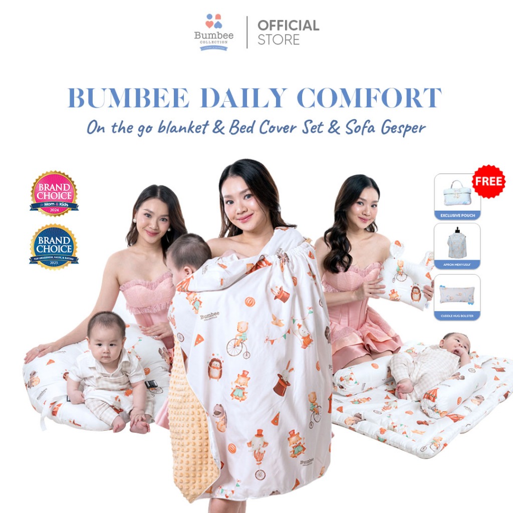 Jual [BUY 3 GET 6] Bumbee Daily Comfort – On The Go, Bedcover & Sofa ...