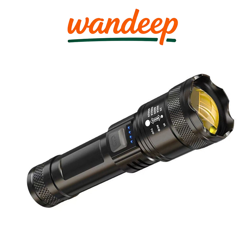 Jual Wandeep senter zoom bohlam lampu USB led terang tahan air | Shopee Indonesia