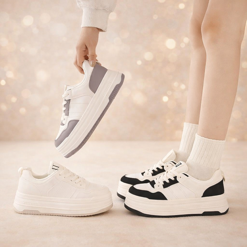 Jual Sepatu Casual OOTD Korean Style Simple Minimalist Varian Warna ...