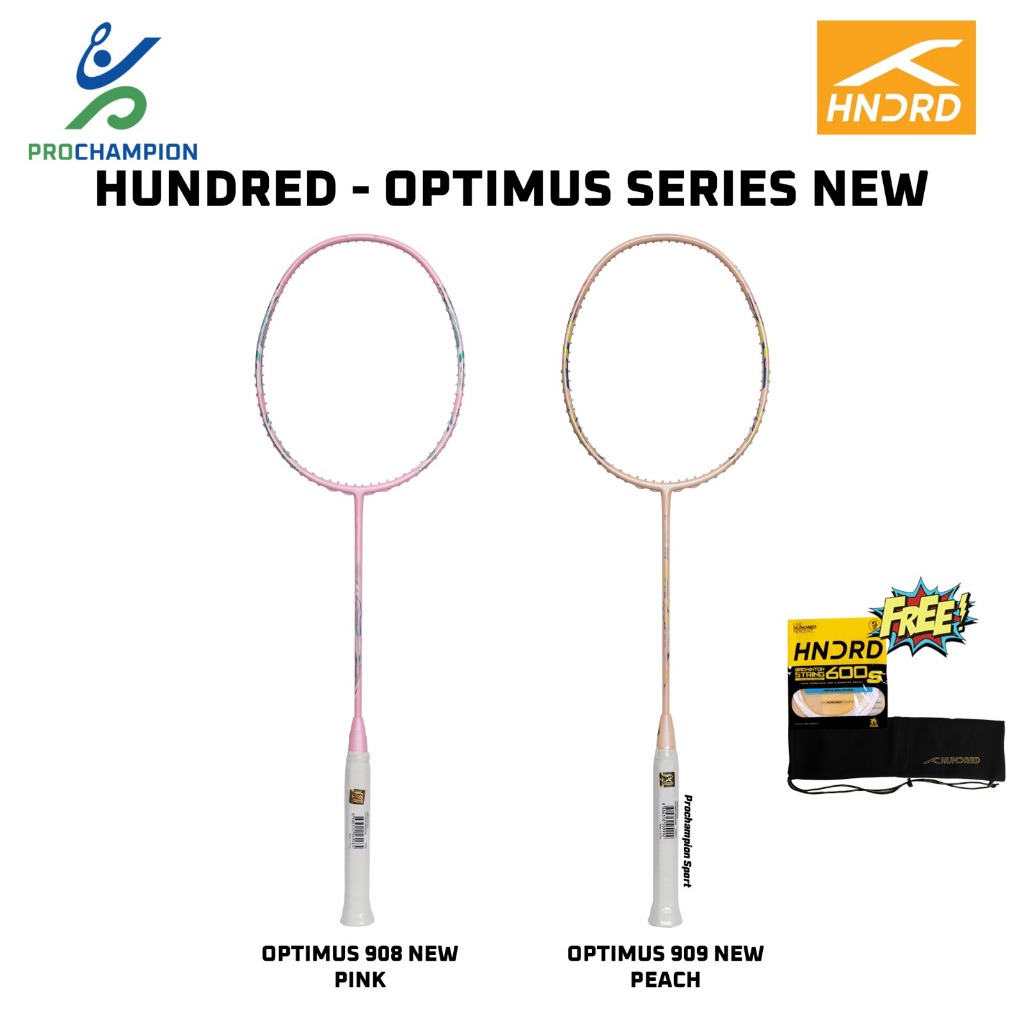 Jual Raket Badminton Hundred HNDRD Optimus Series New Color | Shopee ...