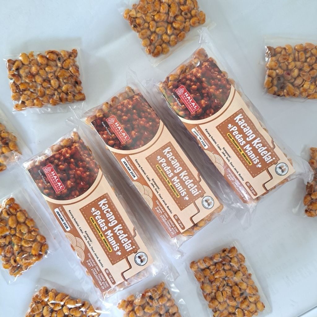Jual [1 Pack] RESELLER Santri Snack Kacang Tanah Pedas Manis - Kacang ...