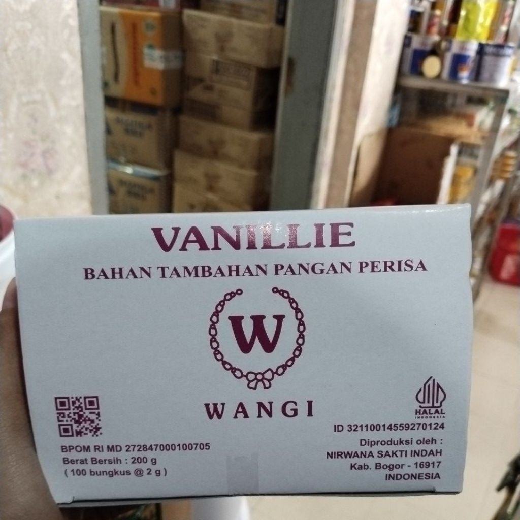 Jual Vanili Bubuk Sachet Vanillie W - 100 Sachet Per Box | Shopee Indonesia