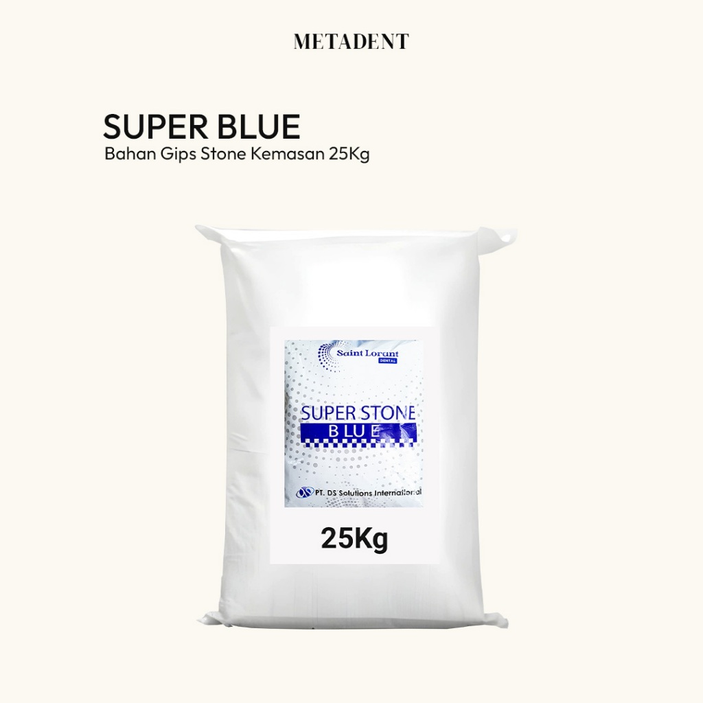 Jual Metadent - Dental Gips Stone Bahan Cetak Model Gigi Stone Biru ...