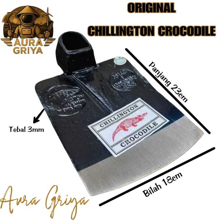 Jual PREMIUM Cangkul Vietnam Original Cap Buaya/Crocodile Anti Lengket ...