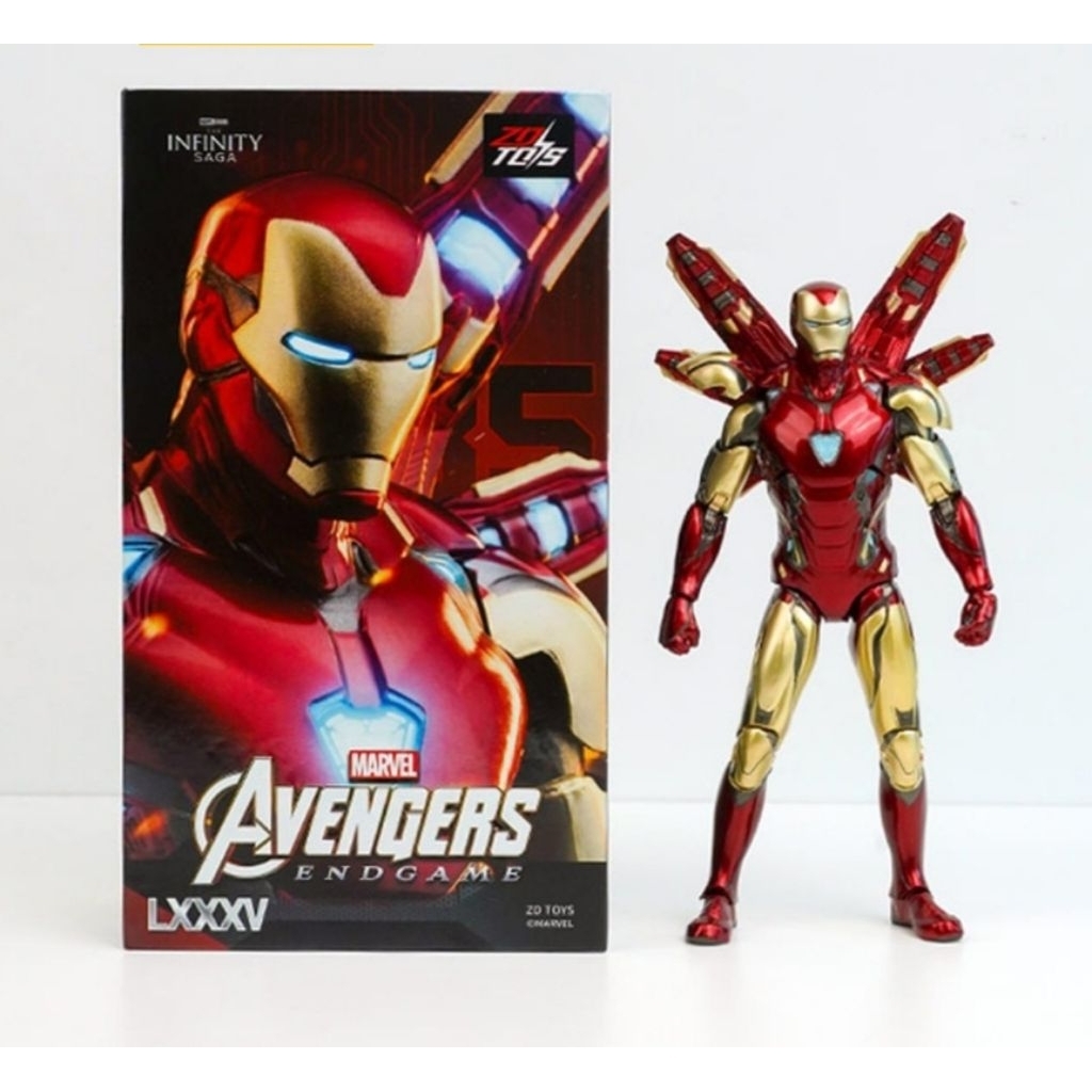 Jual ZD Toys Ironman Marvel Mark 85 MK LXXXV Regular Action Figure ...