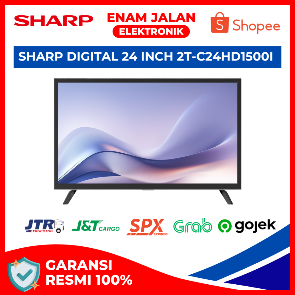 Jual SHARP LED TV DIGITAL LED TV 24"INCH - 2T-C24HD1500i - Garansi ...