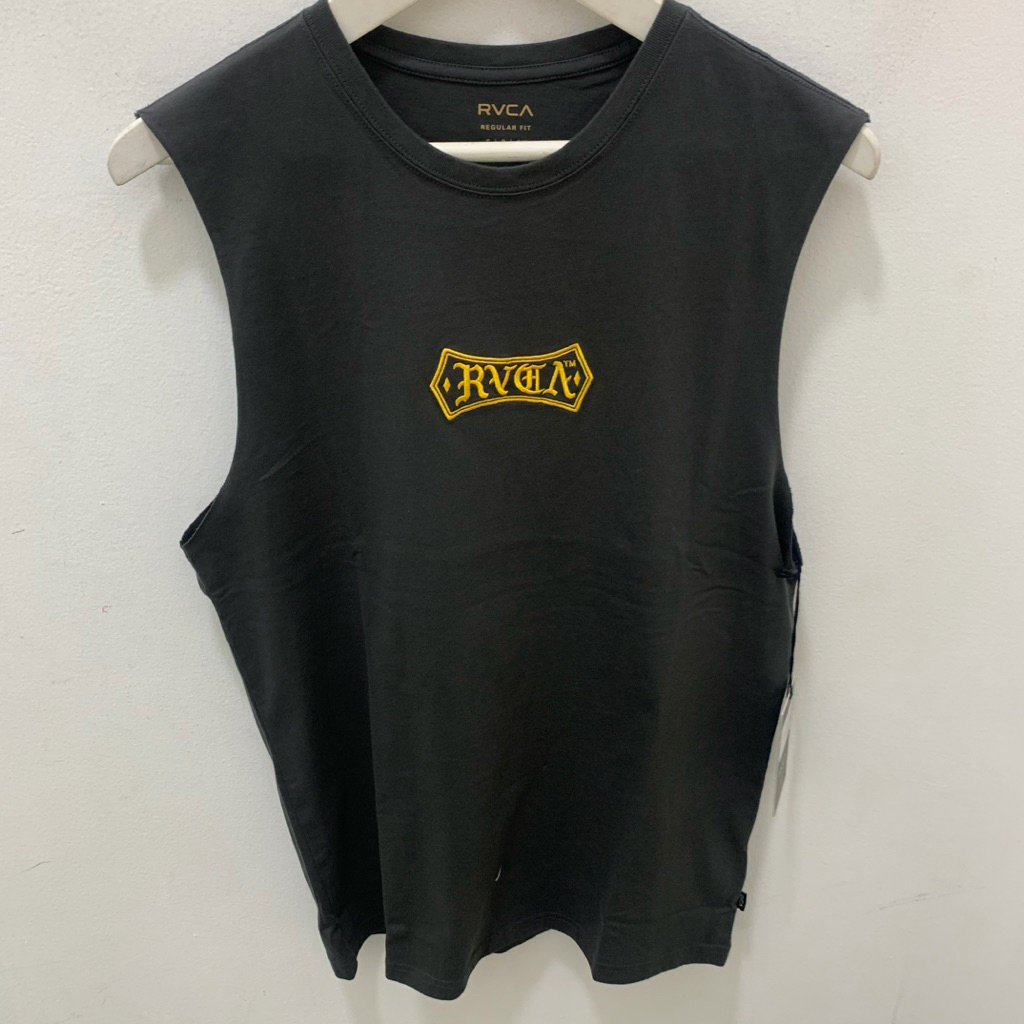 Jual Tank Top Pria Rvca Original Meric Text Muscle Rvb New | Shopee ...