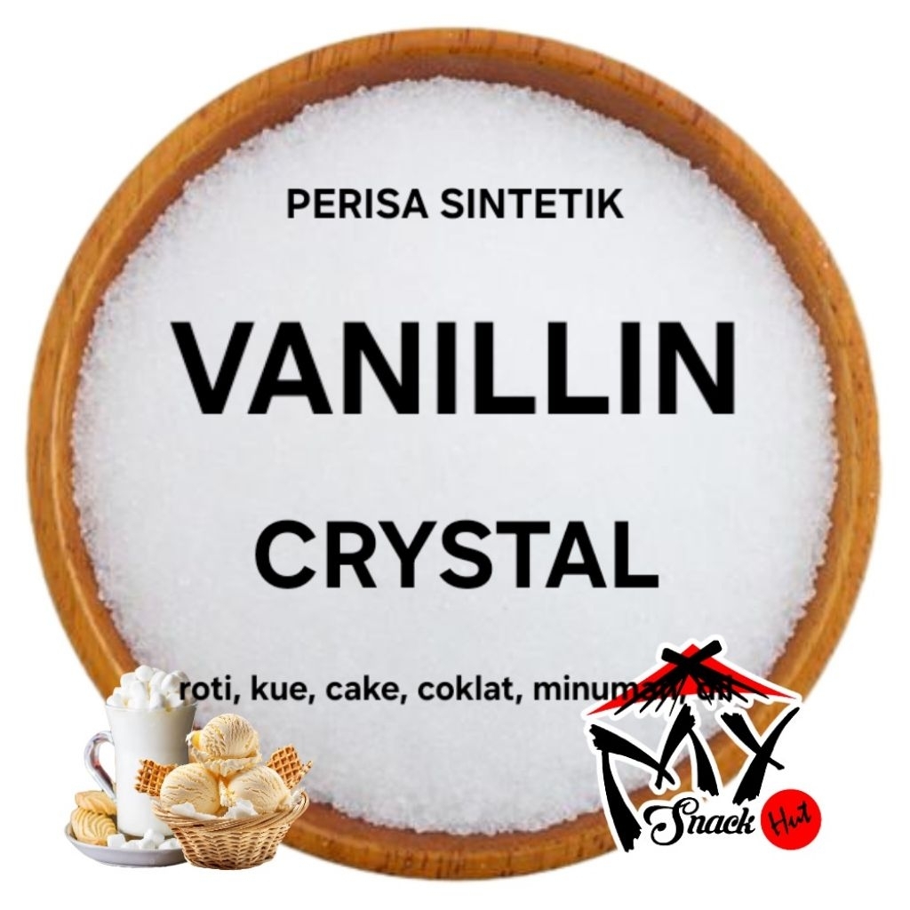Jual VANILLIN CRYSTAL 50GR SNOW FOX VANILI VANELI VANILA MARTABAK ROTI ...