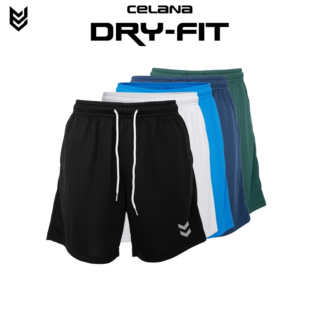 Jual Celana Pendek Olahraga Dry Fit Pria Wanita Celana Training Lari ...