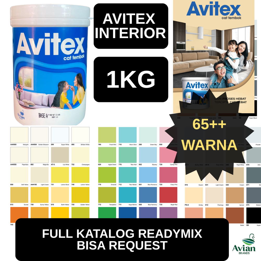 Jual Avitex Katalog Warna Terlengkap & Harga Terbaru Mei 2026 | Shopee ...