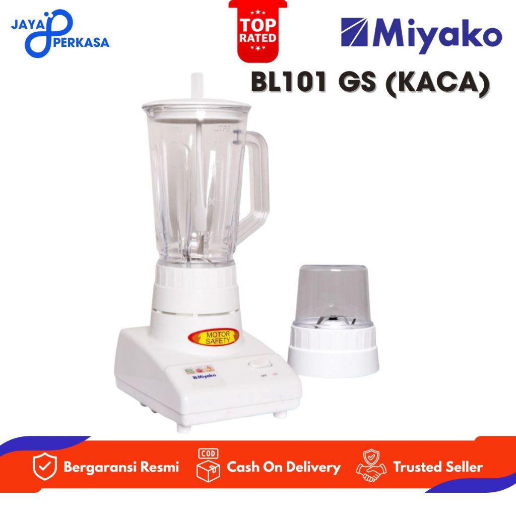 Jual [COD READY] MIYAKO BLENDER BL101 GS / BL 101 GS / BL-101 GS (KACA ...
