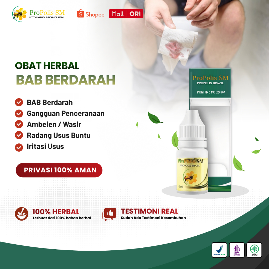 Jual Obat BAB Berdarah, BAB Sakit, Sembelit, Infeksi Saluran Pencernaan ...