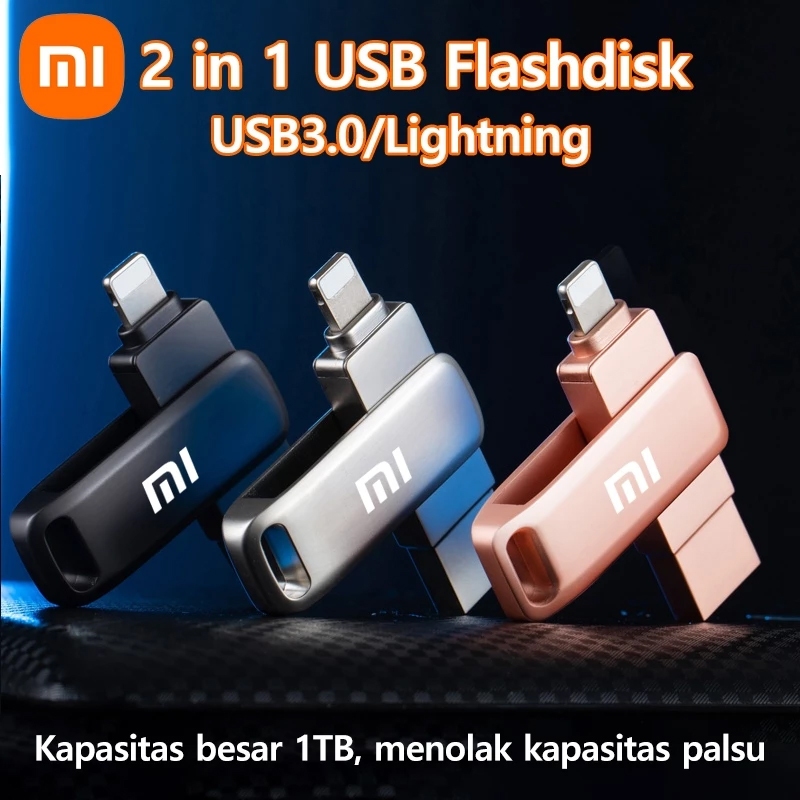 Jual XM U201 1TB 2-in-1 OTG Flashdisk: Kompatibel dengan iOS, iPad ...