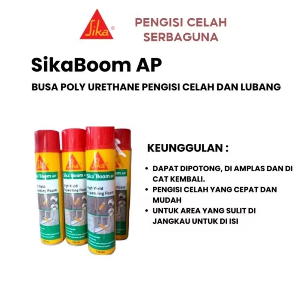 Jual Sika Boom AP High Yield Expanding Foam 750ml pengisi celah ...