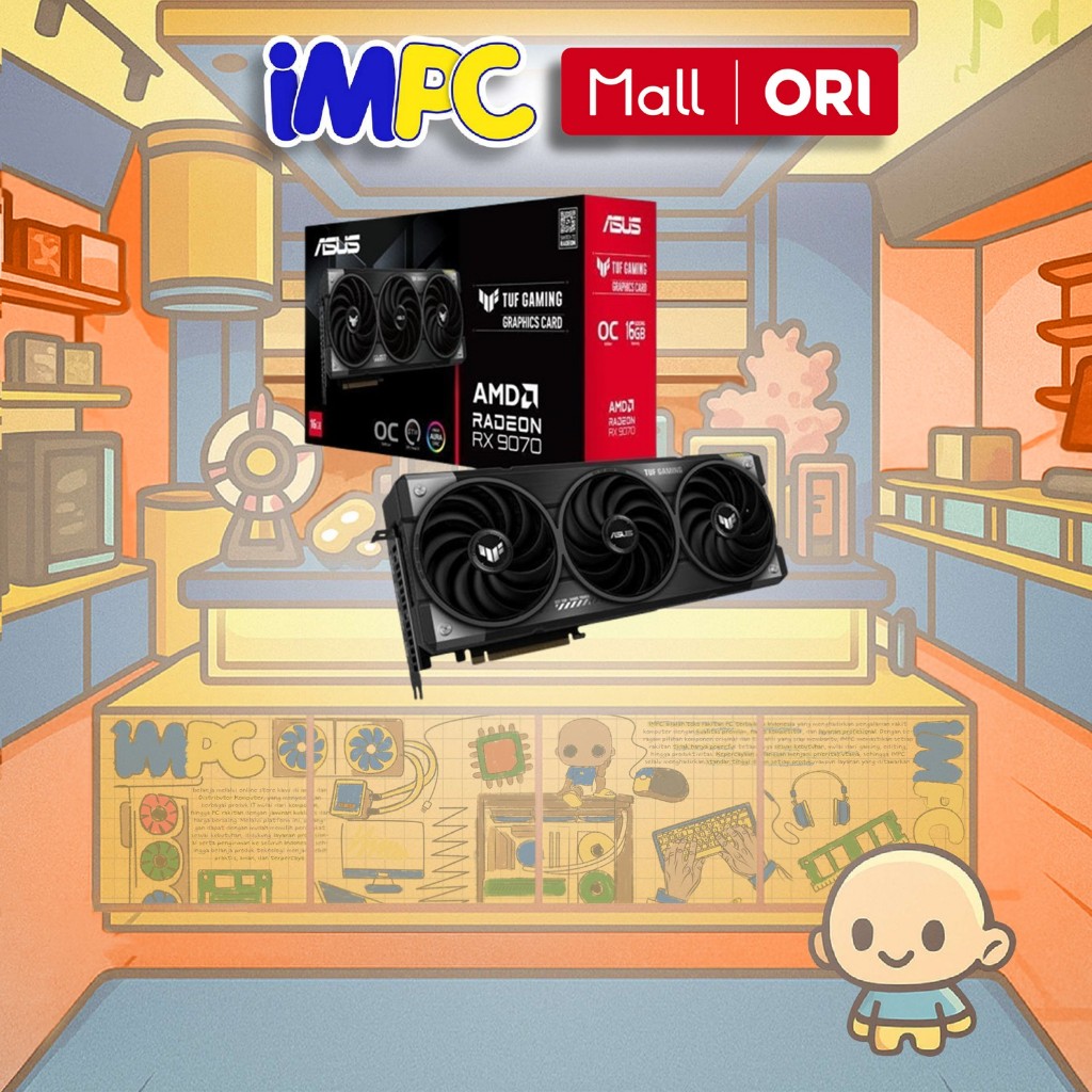 Jual ASUS TUF GAMING VGA AMD RADEON RX 9070 OC 16GB GDDR6 | Shopee ...