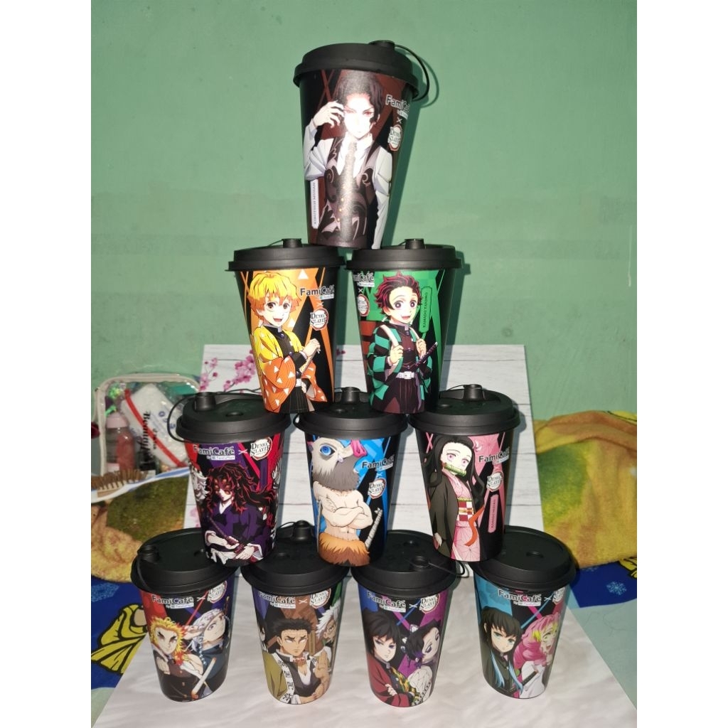 Jual Demon Slayer x Family Mart Cup Hashira / Demon | Shopee Indonesia
