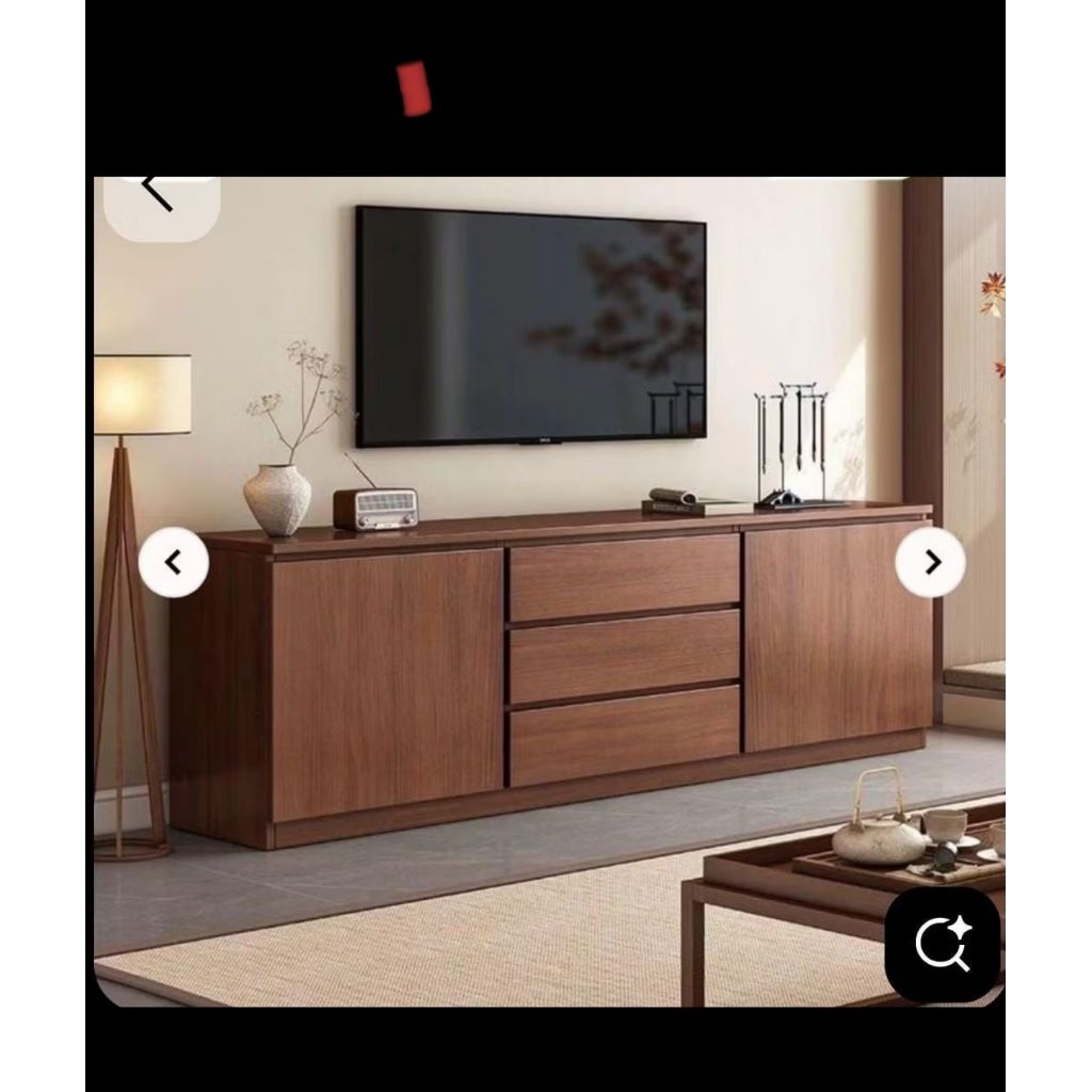 Jual Bufet kayu jati Minimalis Cabinet jati Minimalis | Shopee Indonesia