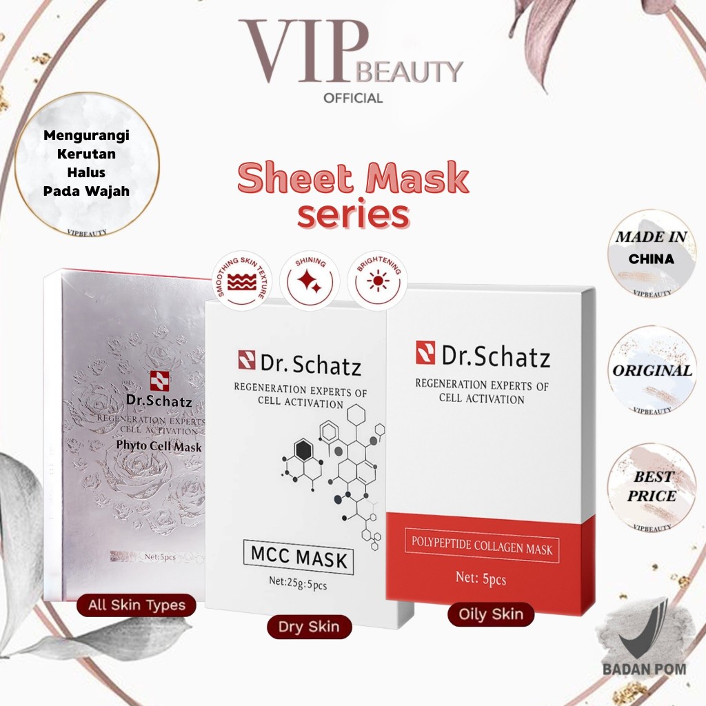 Jual DR SCHATZ MCC Mask | Polypeptide Collagen Mask | Phyto Cell Mask ...